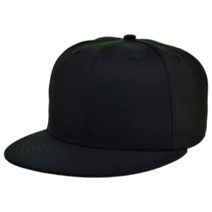 lids blank dime adjustable snapback hat black