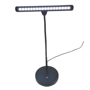 Extra Wide Piano Music Lamp- 18 LED Light for Piano, Desk, Reading, Crafting, Includes Wall Plug Adapter