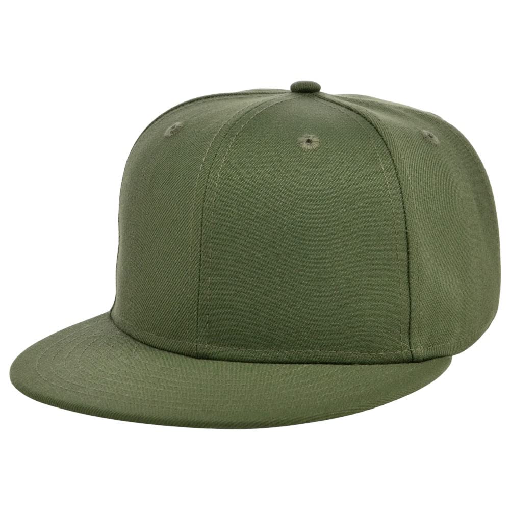 Lids Blank Dime Adjustable Snapback Hat Olive