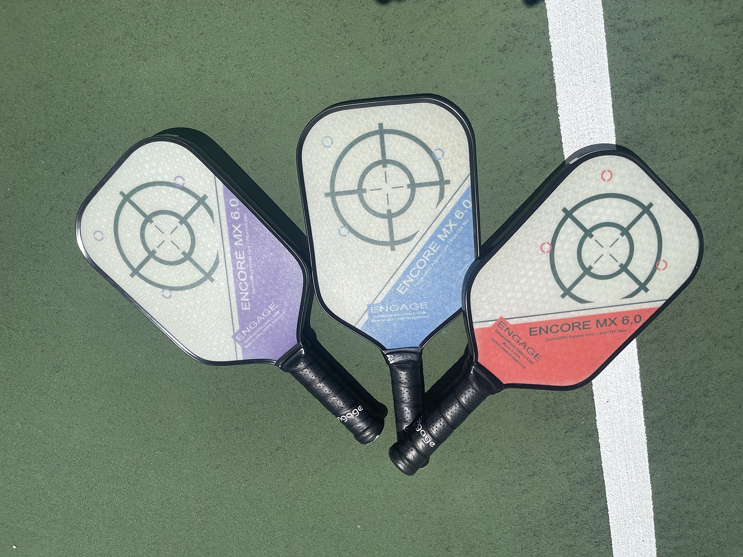 Engage Pickleball Encore Pro Pickleball Paddle - Pickleball Paddles with Polymer Core - USAPA Approved Pickleball Paddles Pickleball Rackets for Adults - Lite (Purple Mist)