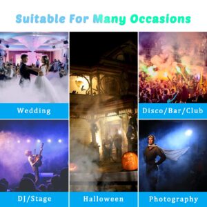 Telbum Fog Machine 1500 Watt and 25000 CFM Fog with with 2 Sets of Controllers, Professional Smoke Machine for DJ Stage Halloween Party Wedding Christmas