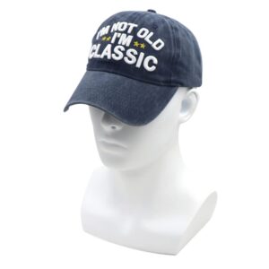 Funny Retirement or Birthday Gifts Hats for Men Women,I'm Not Old Classic Baseball Cap Gag Gifts for Dad Grandpa Old Man Senior Citizen