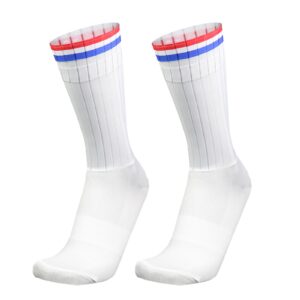 priokniko socks for men anti-slip silicone aero white line cycling sports running socks,one size 6-12