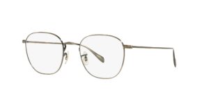 oliver peoples 0ov1305 clyne 5284 antique gold square unisex eyeglasses