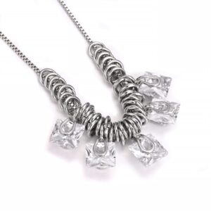 CIBILAI Necklace for Women (White)