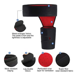 Groin Hip Brace for Women Men, Hip Thigh Support Brace Compression Brace for Hamstring, Thigh, Sciatica, Arthritis, Bursitis, Injuries, Nerve Pain Relief