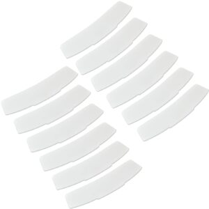 hercicy 12 pcs tab collar for clergy shirt white priest collar tab insert shirt collar, 5.51 x 1.26 x 1.97 inches