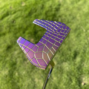 calong super golf putter gss 375g cnc milled right hand crocodile golf club putter with headcover (rainbow, 35)