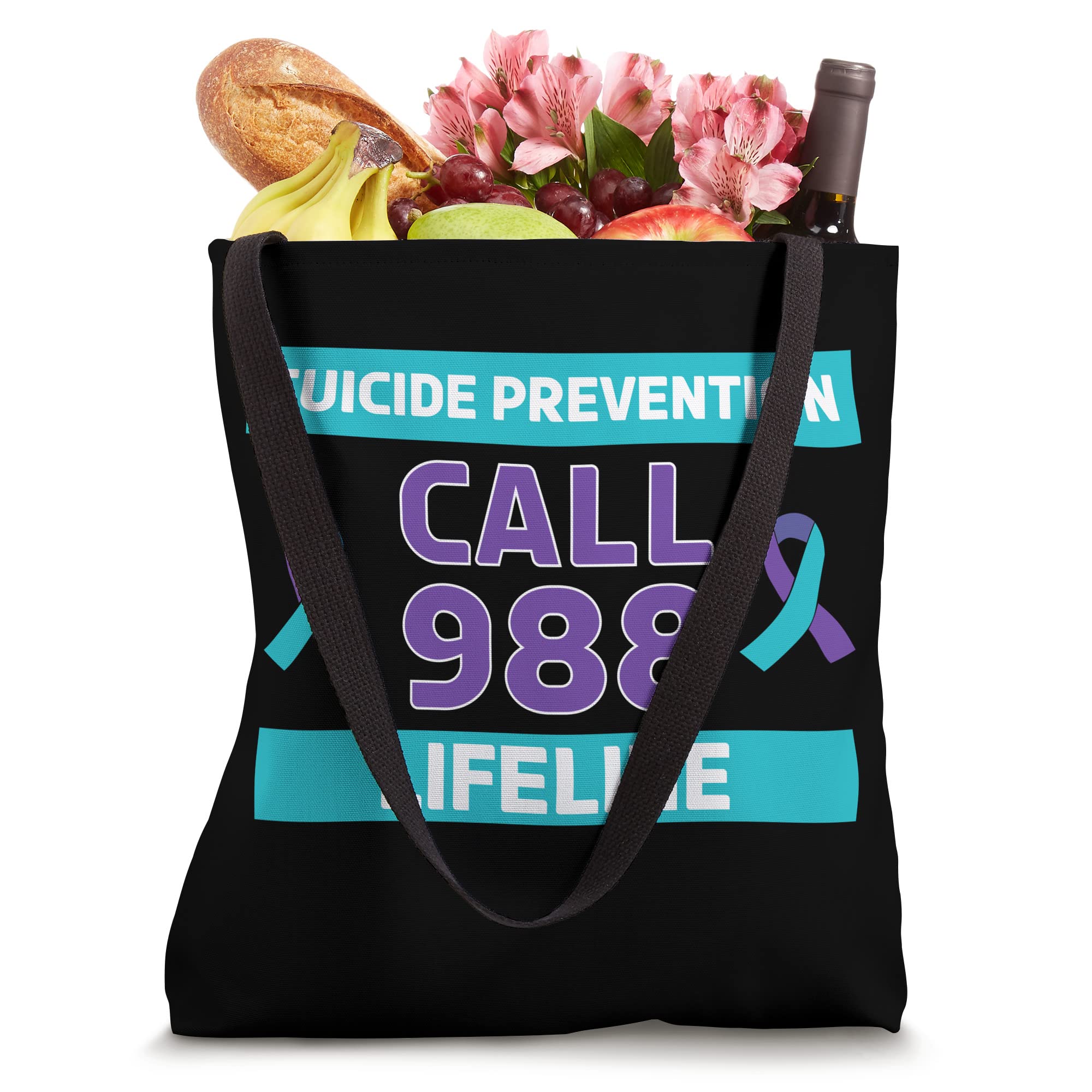 988 Shirt - Suicide Prevention 988 Shirt. Suicide Awareness Tote Bag