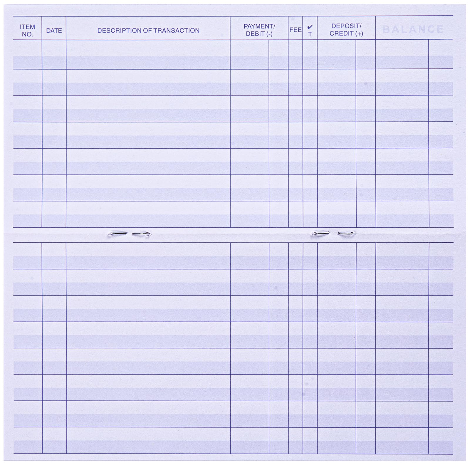 6PCS Check Registers for Personal Checkbook, Easy to Read Checkbook Register