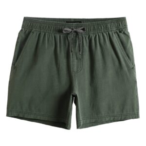 maamgic men's 5 inch inseam shorts pull-on relaxed fit comfort stretch short shorts with pocket washed green medium