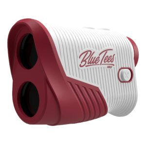 blue tees golf - series 2 pro plus with laser rangefinder with slope switch - 800 yards range, slope measurement, flag lock with pulse vibration, 6x magnification - alabama