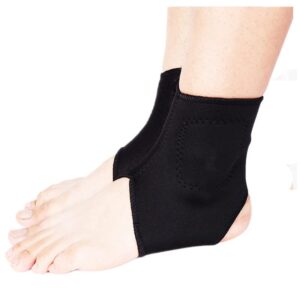 Self-Heating Ankle Brace for Men & Women, Adjustable Ankle Support Brace, Compression Ankle Support Wrap for Arthritis, Plantar Fasciitis, Achilles Tendon Ankle Sprained Pain Relief, Sports Injuries