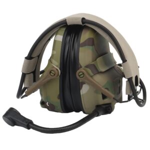 Tactical Headset Hunting Shooting Noise Reduction Headset for OPS Core ARC and Wendy M-LOK Helmet Head Mounted 2 in 1 GEN 6