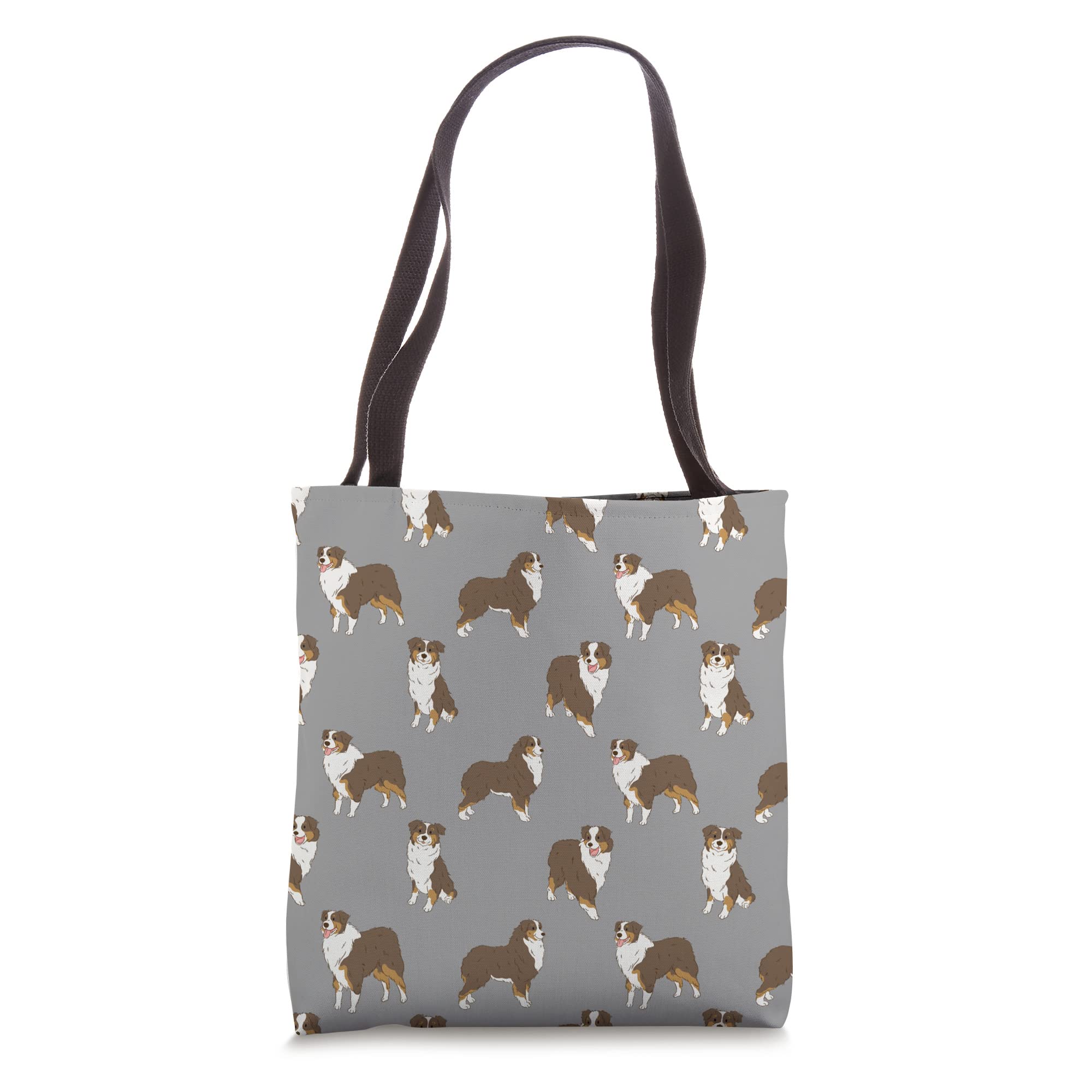 Red Tri Aussie Mom Australian Shepherd Dog Lovers Tote Bag