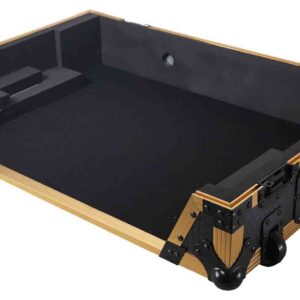 ProX ATA Flight Style Road Case for RANE ONE DJ Controller with Laptop Shelf and Wheels - High-Density Protective Foam for Interior Support - Finish on Laminated 3/8" Plywood - XS-RANE ONE WLT FGLD