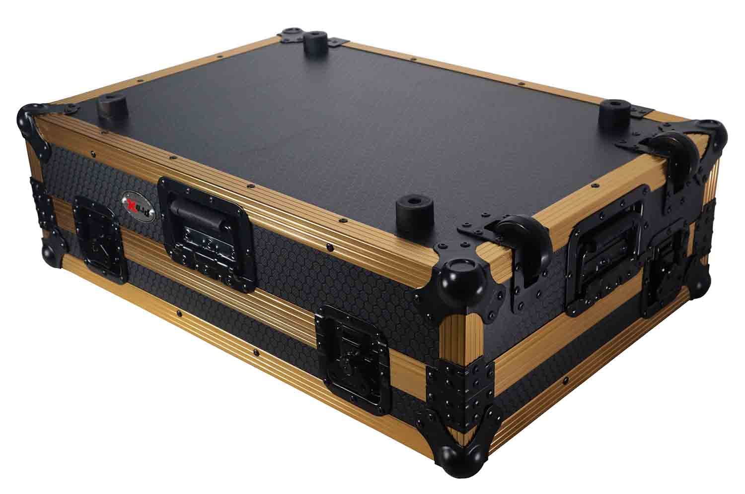 ProX ATA Flight Style Road Case for RANE ONE DJ Controller with Laptop Shelf and Wheels - High-Density Protective Foam for Interior Support - Finish on Laminated 3/8" Plywood - XS-RANE ONE WLT FGLD