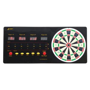 accudart e-scorer 3: electronic touch pad dart scorer, black