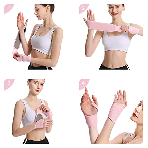 1 Pack Version Profession Wrist Support Brace, Adjustable Wrist Strap Reversible Wrist Brace for Sports Protecting/Tendonitis Pain Relief/Carpal Tunnel/Arthritis/Injury Recovery