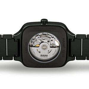 Rado True Square Swiss Automatic Watch, Black