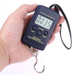 LCD Digital Display Weight Electronic Scale, Digital Hanging Fishing Weight, Portable Luggage Scale for Home and Outdoor, Mini Electronic Balance, Digital Fishing Hanging Hook Scale