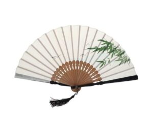 folding hand fan folding fan handheld folded fan chinese style vintage summer bamboo folding fan hand held fan dance wedding party decor pocket gifts foldable fan hand held fans