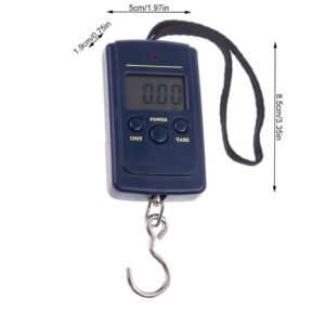 Electric Digital Fishing Scale, Mini Fish Scale Portable Scale, Hanging Digital Scale with Backlit LCD Display for Fishing, Digital Kitchen Scales, Fish Weighing Scale Fishing Gifts for Men (20g-40Kg)