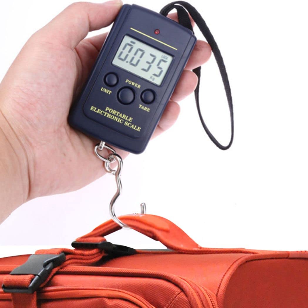 LCD Digital Display Weight Electronic Scale, Digital Hanging Fishing Weight, Portable Luggage Scale for Home and Outdoor, Mini Electronic Balance, Digital Fishing Hanging Hook Scale