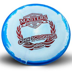 Innova Discs Limited Edition 2022 Tour Series OHN Scoggins World Championship Commemorative Halo Star Aviar Putter Golf Disc [Colors Will Vary] - 173-175g