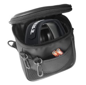 fitsand soft bag compatible for walker's razor slim passive earmuffs ultra low profile 27db nrr light weight