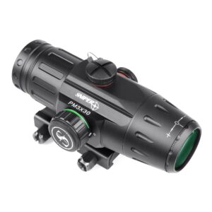 3X Prism Scope GIII LS3X30 Red/Green Illuminated Reticle 3X30mm Prism Scope (Chevron Reticle)