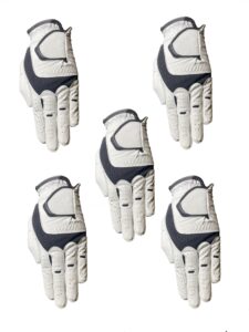 5 - all weather synthetic golf gloves (2xl, 5 pack - worn on left hand)