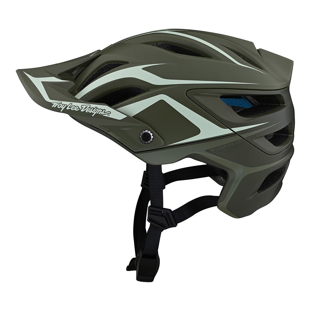 Troy Lee Designs A3 Uno Half Shell Bicycle Helmet W/MIPS - EPP EPS Premium Lightweight - All Mountain Enduro Gravel Trail Cycling MTB (Green, X-Large/XX-Large)