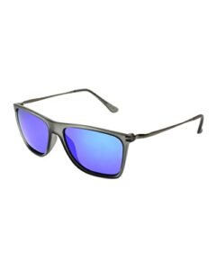 body glove primo wayfarer sunglasses, grey, 53 mm