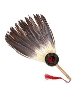 folding hand fan folding fan handheld folded fan bamboo dance hand fans chinese fan ancient black feather, bamboo hand fan foldable fan hand held fans (color : a, size : 46cm)