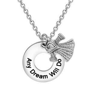 tiimg broadway musical theater gift musical inspired gift musical gift any dream will do (any dream will necklace)