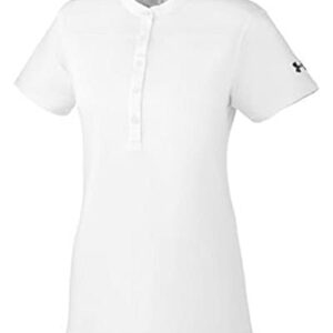 Under Armour Ladies' Corporate Performance Polo 2.0 White Small