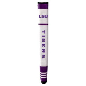 team golf ncaa louisiana st golf putter grip team golf ncaa golf putter grip (multi colored) with removable ball marker, durable wide grip & easy to control