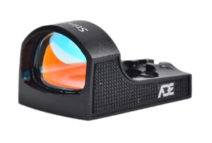 ade advanced optics stingray green dot sight for rmr footprint/mounting plate/slide/plate optics ready pistol - 6moa