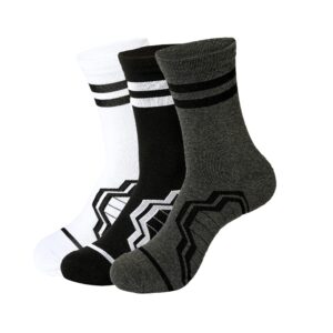 performance crew socks - moisture wicking control comfort fit cushioned socks with arch compression 3-pairs…