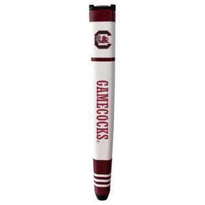 team golf ncaa south carolina golf putter grip team golf ncaa golf putter grip (multi colored) with removable ball marker, durable wide grip & easy to control