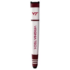 team golf ncaa virginia tech golf putter grip team golf ncaa golf putter grip (multi colored) with removable ball marker, durable wide grip & easy to control