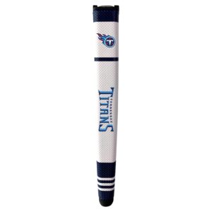 team golf nfl tennessee titans golf putter grip nfl golf putter grip (multi colored) with removable ball marker, durable wide grip & easy to control