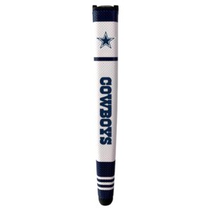 team golf nfl dallas cowboys golf putter grip nfl golf putter grip (multi colored) with removable ball marker, durable wide grip & easy to control