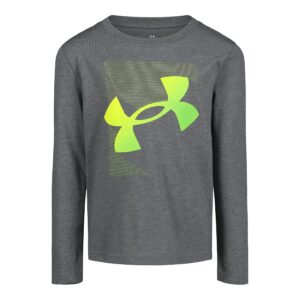 under armour ua logo poppin ls, pitch gray ombre logo, 5