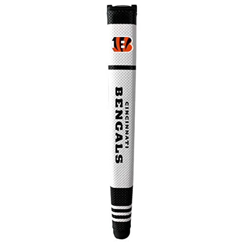 Team Golf NFL CINCINNATI BENGALS Golf Putter Grip Team Golf NFL Golf Putter Grip (Multi Colored) with Removable Ball Marker, Durable Wide Grip & Easy to Control