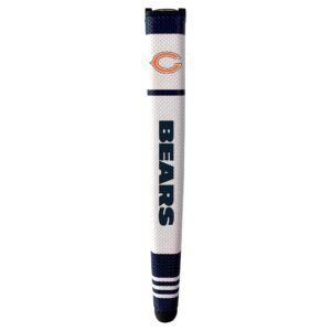 team golf nfl chicago bears golf putter grip nfl golf putter grip (multi colored) with removable ball marker, durable wide grip & easy to control