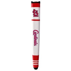 team golf mlb st louis cardinals golf putter grip team golf mlb golf putter grip (multi colored) with removable ball marker, durable wide grip & easy to control