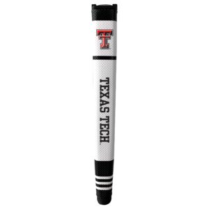 team golf ncaa texas tech golf putter grip team golf ncaa golf putter grip (multi colored) with removable ball marker, durable wide grip & easy to control