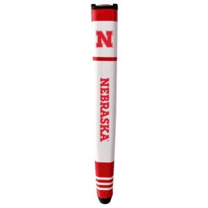 team golf ncaa nebraska golf putter grip team golf ncaa golf putter grip (multi colored) with removable ball marker, durable wide grip & easy to control